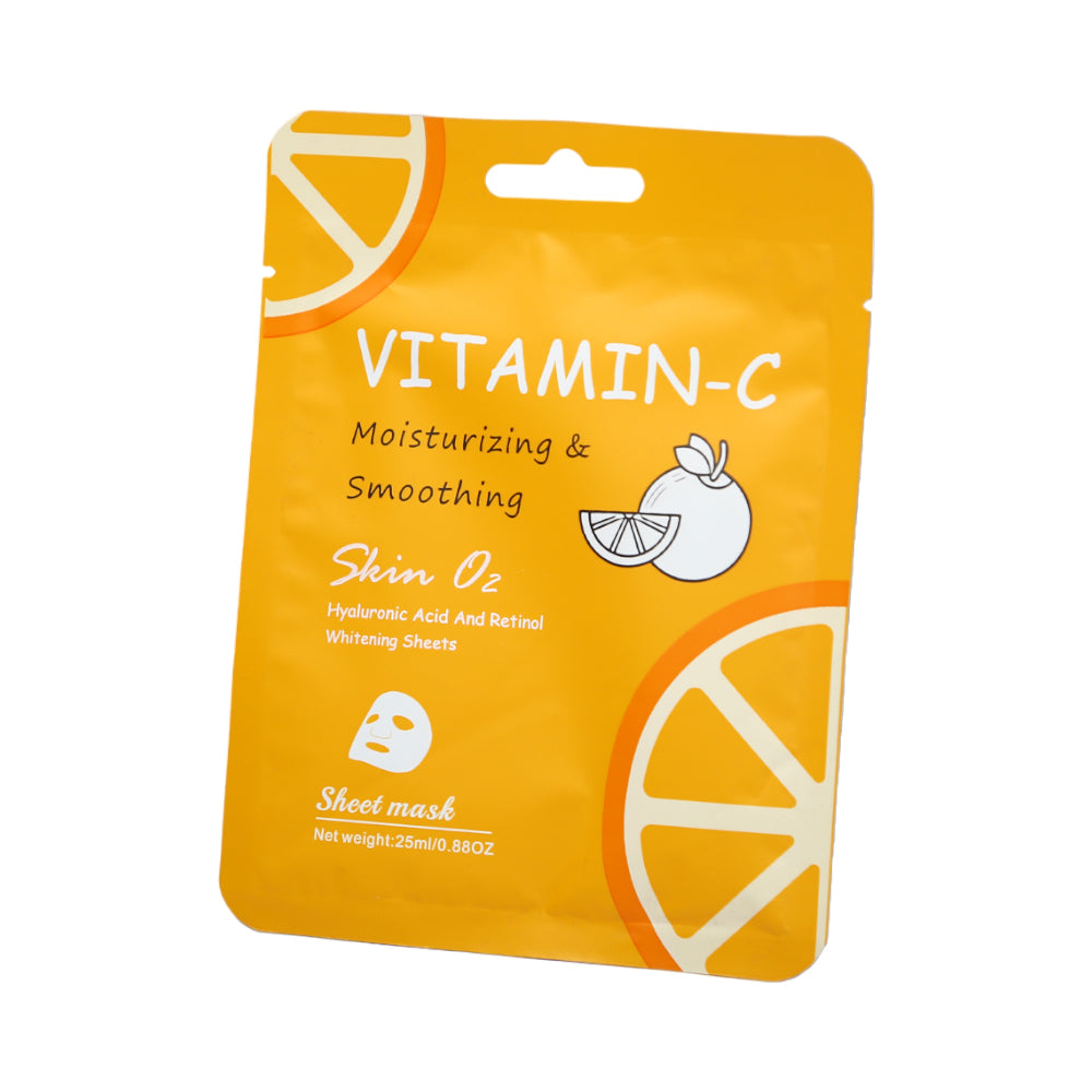 SKIN O2 VITAMIN C MOISTURIZING & SMOOTHING FACE MASK 25 ML