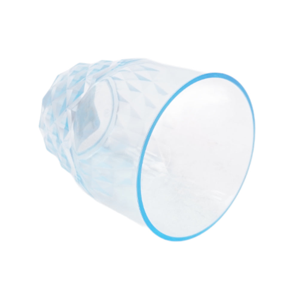 GLASS ACRYLIC FROSTED DIAMOND AC129-4 BLUE