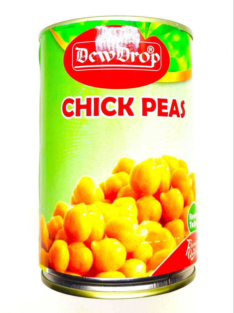 DEW DROP CHICK PEAS TIN 380 GM