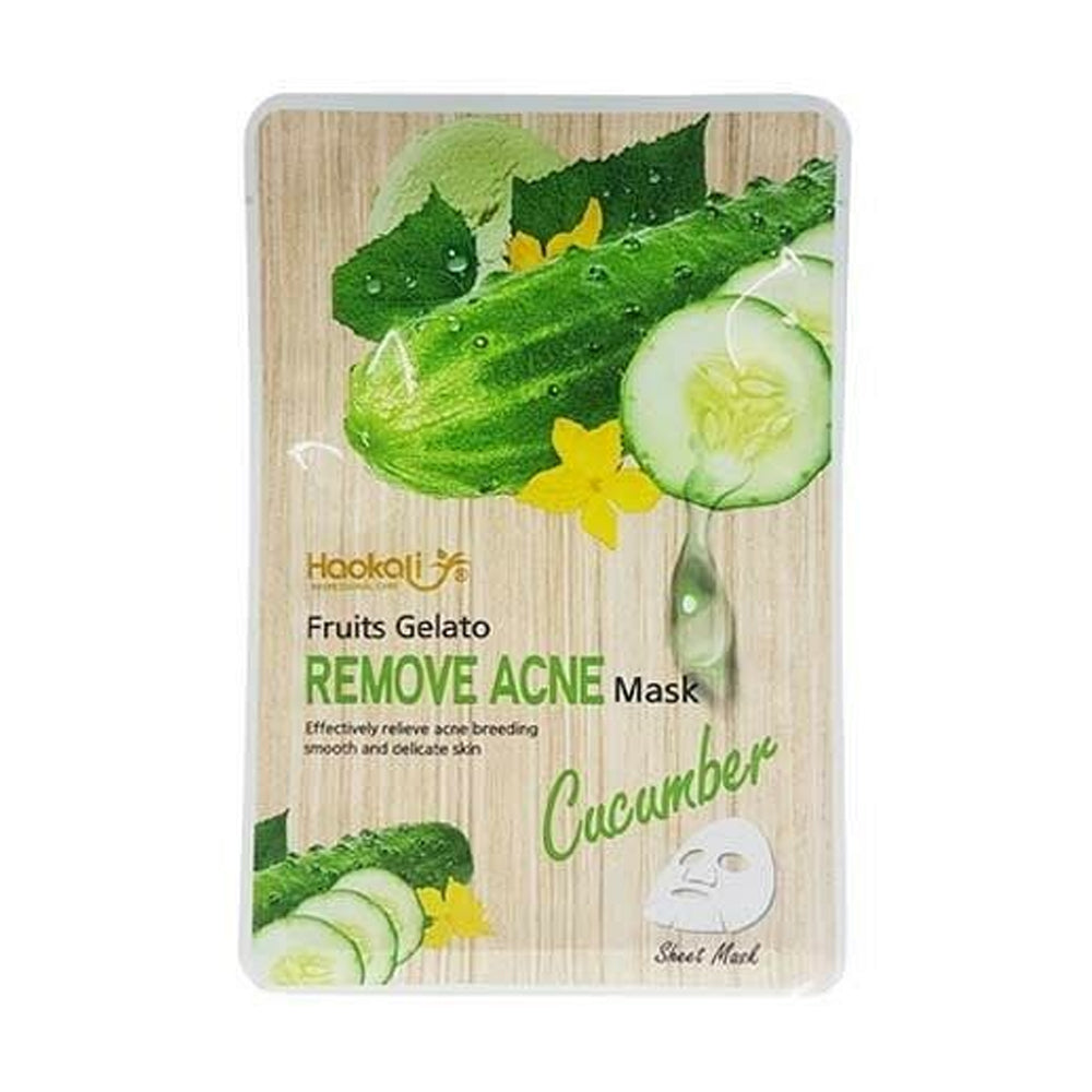 HAOKALI CUCUMBER ACNE REMOVING SHEET MASK HA-3011 IR 30ML