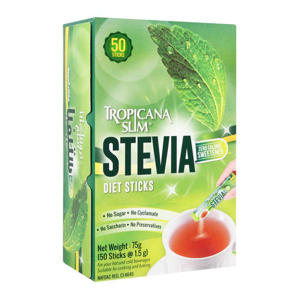 TROPICANA SLIM SWEETENER STEVIA DIET STICK 50S 75 GM