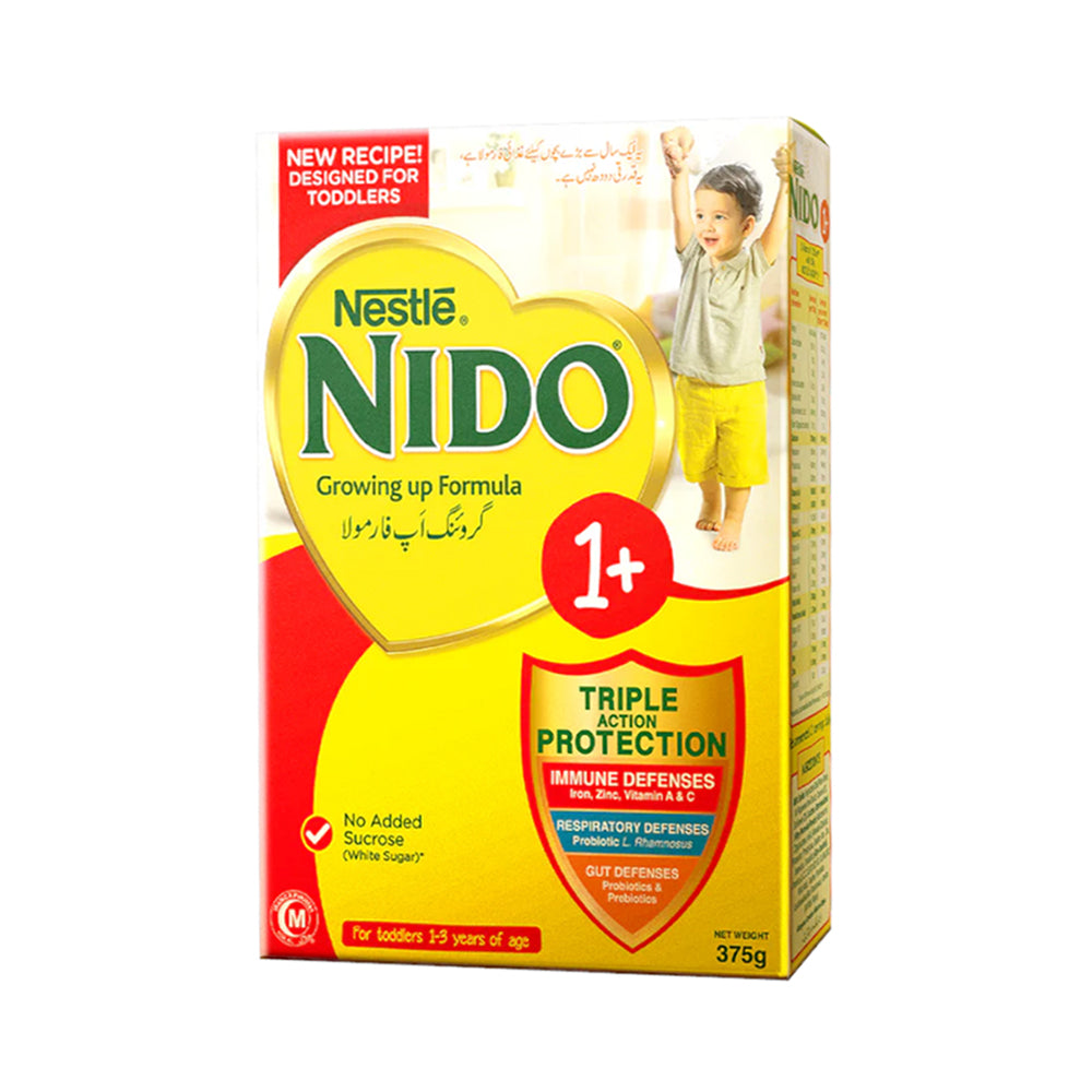 NESTLE NIDO MILK POWDER GROWING UP FORMULA 1PLUS 375 GM