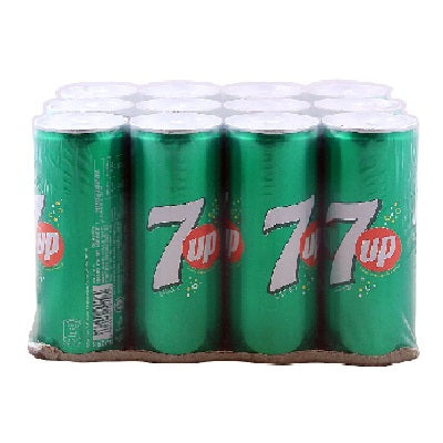 7UP LEMON SLIM CAN 250ML-CARTON